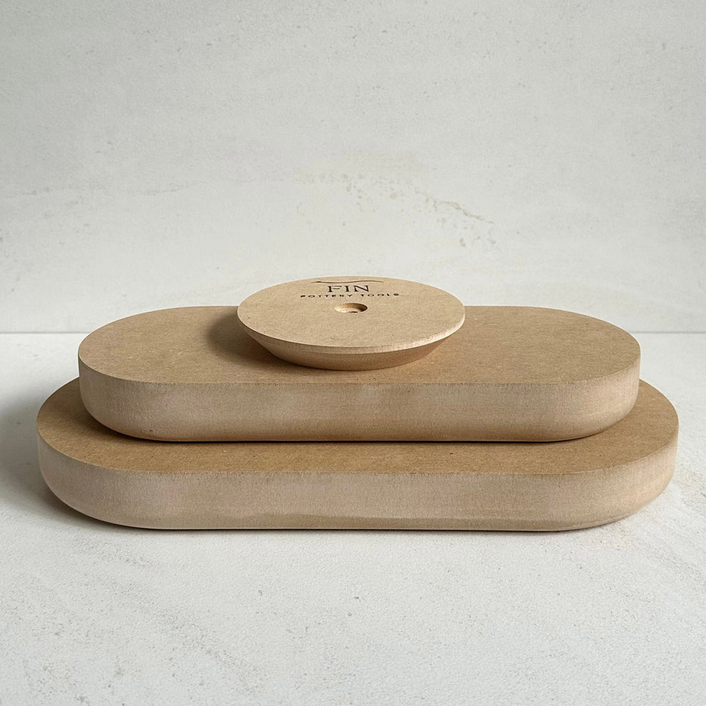 Oblong Blate Pottery Form Bundle – Fin Pottery Tools