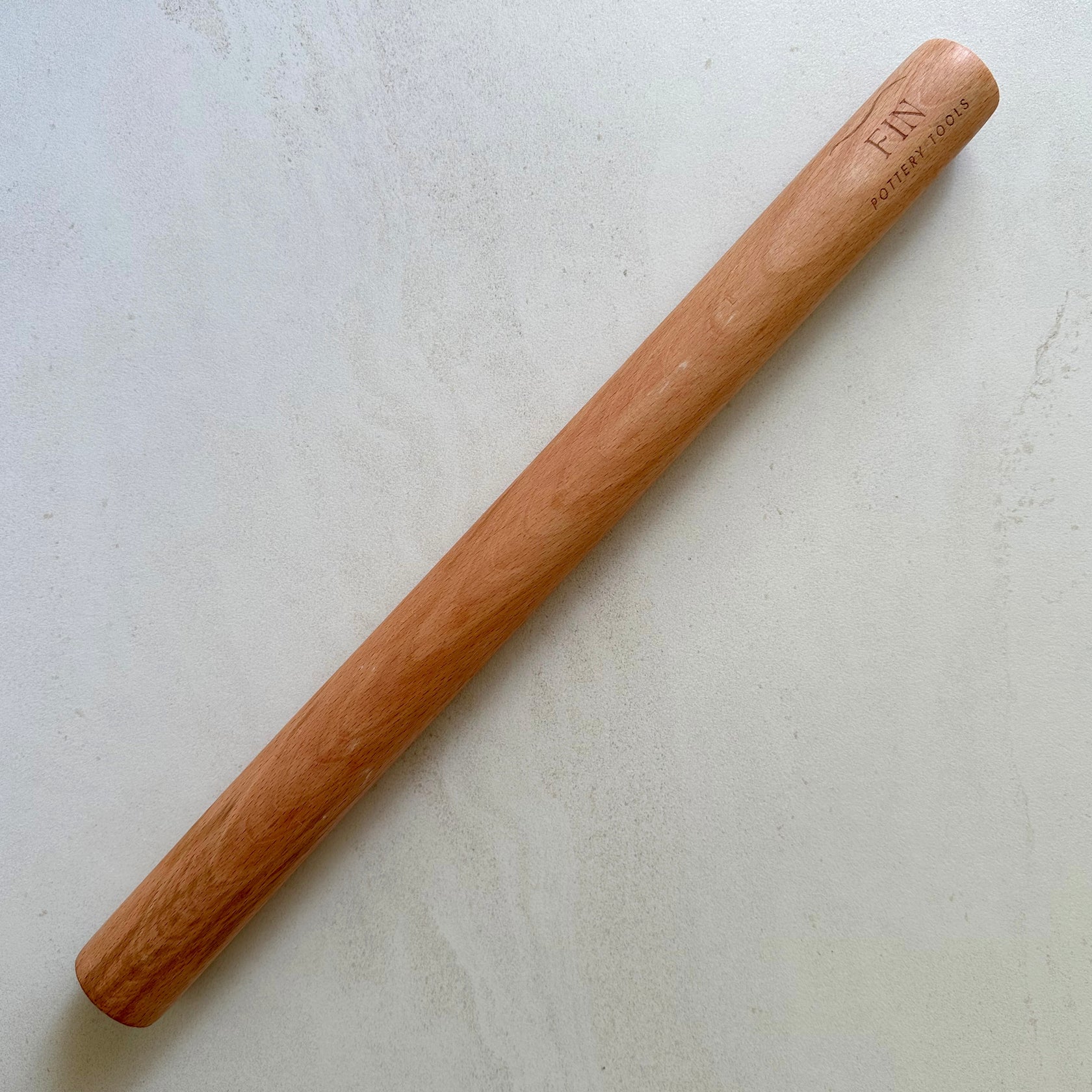 Large Rolling Pin for Rolling Slabs of Clay – Fin Pottery Tools