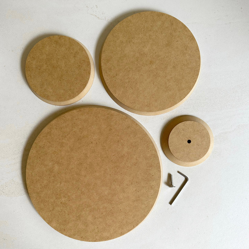 Round Pottery Form Drape Mould Dinner Set Bundle with Bevelled Edge ...